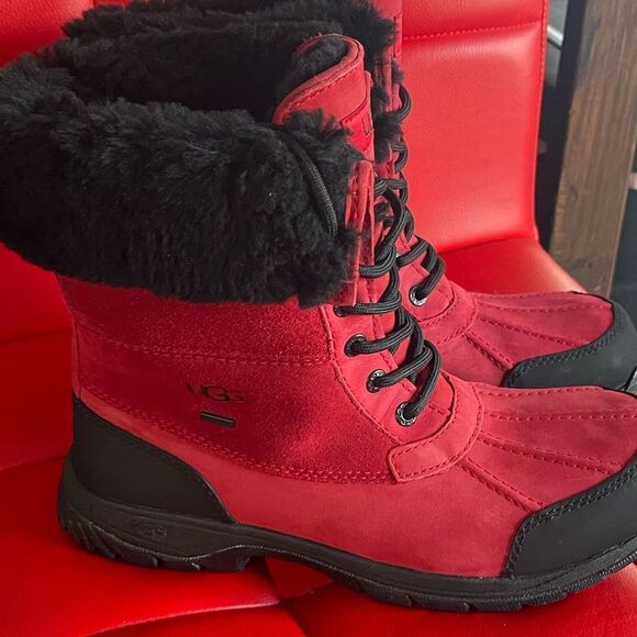 UGG | Shoes | Red Ugg Australia Mensbutte Boot | Poshmark